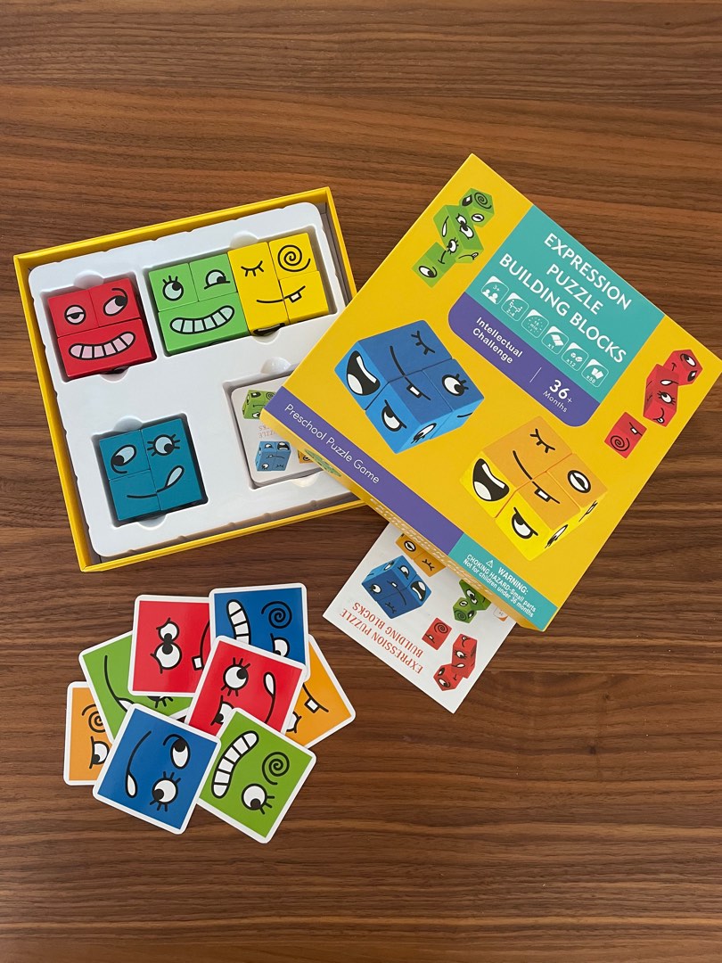 Expression puzzle blocks game, Hobbies & Toys, Toys & Games on Carousell