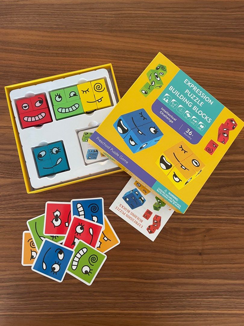 Expression puzzle blocks game, Hobbies & Toys, Toys & Games on Carousell