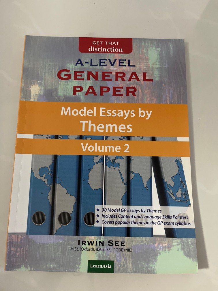 General Paper Model Essay by Themes, Hobbies & Toys, Books & Magazines ...