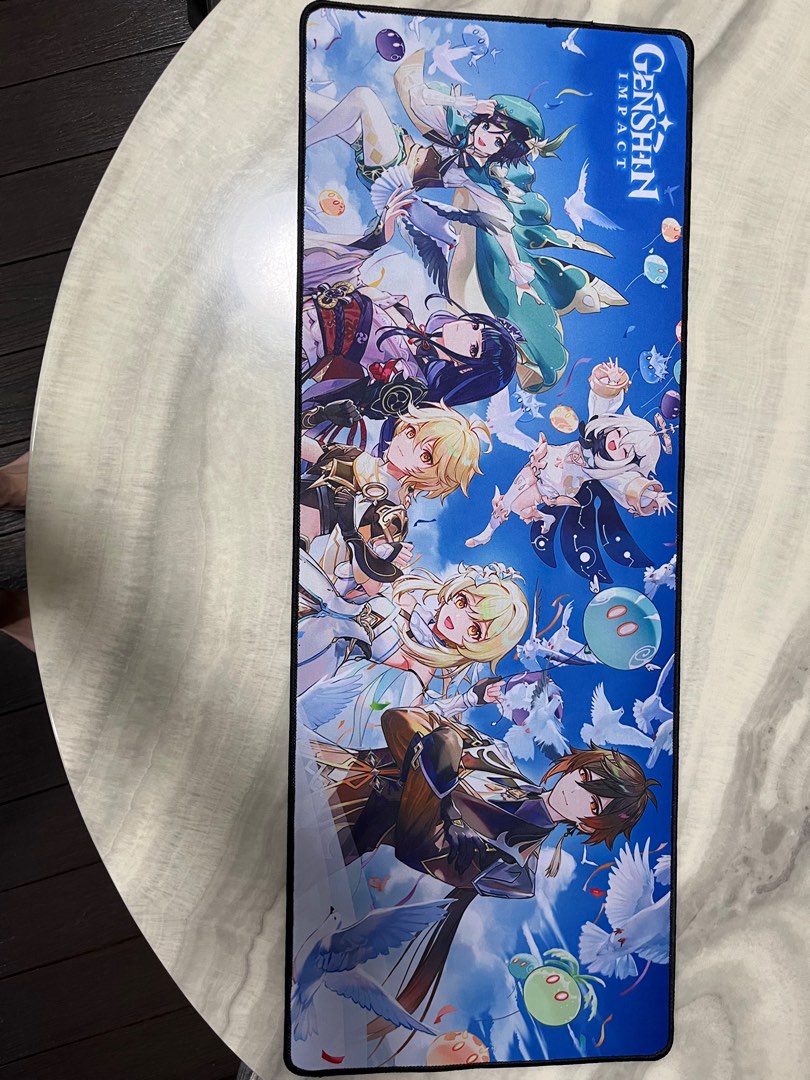 GenShin Impact Play Mat, Hobbies & Toys, Toys & Games on Carousell