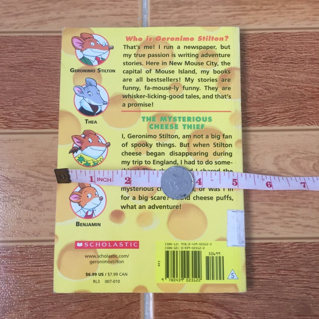 GERONIMO STILTON The Mysterious Cheese Thief, Hobbies & Toys, Books ...
