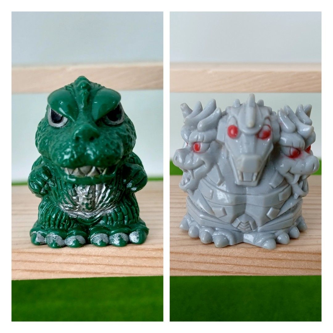 Godzilla and Kaiju finger puppet, soft vinyl figures total 14pcs ...