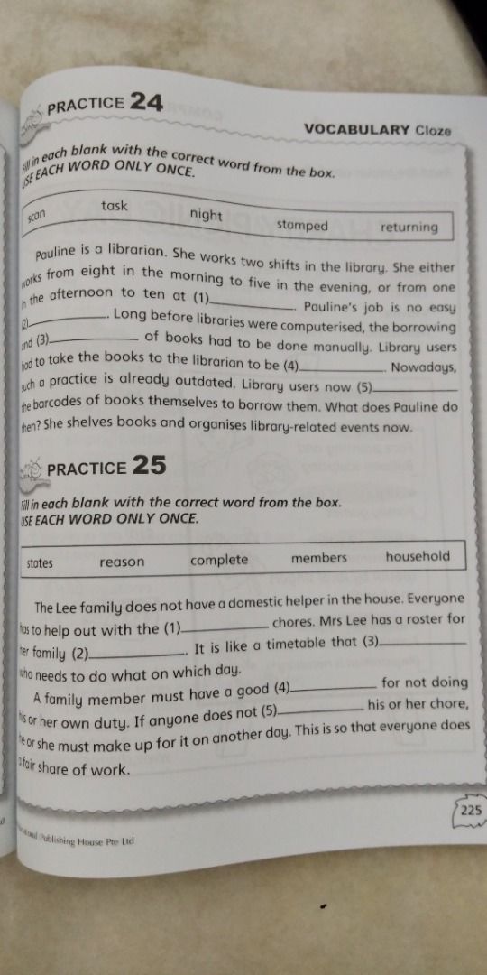 Grammar, Vocabulary & Comprehension (Primary 2), Hobbies & Toys, Books ...