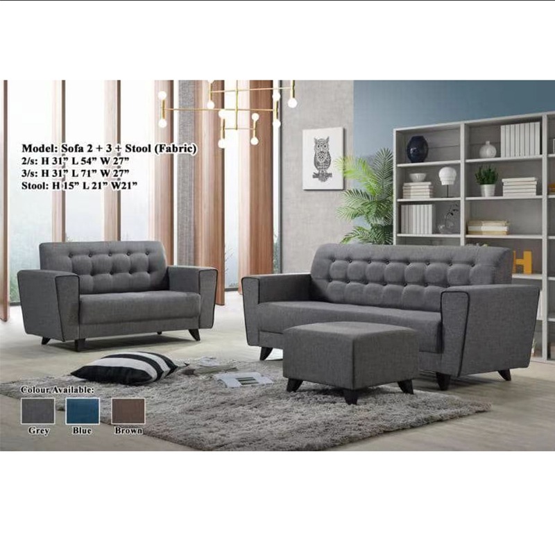 Grey Sofa Fabric Sofa Simple Sofa Furniture And Home Living Furniture
