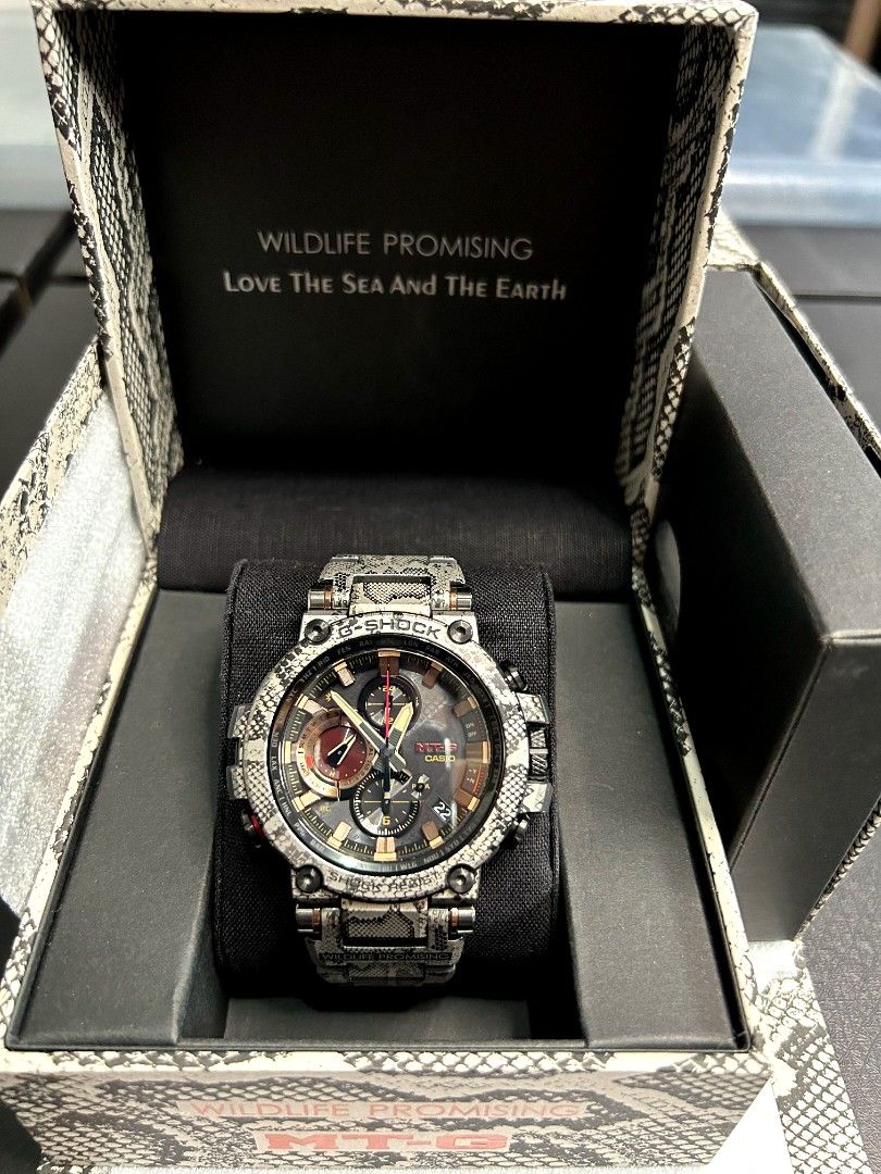 GSHOCK MTG-B1000WLP-1 WILDLIFE PROMISING COLLABORATION LIMITED EDITION ...