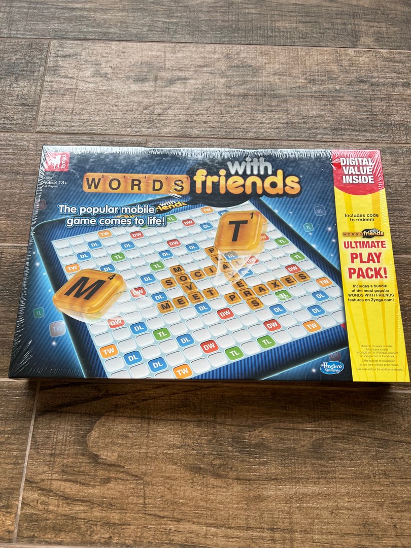 Hasbro Words with Friends board game, Hobbies & Toys, Toys & Games on ...