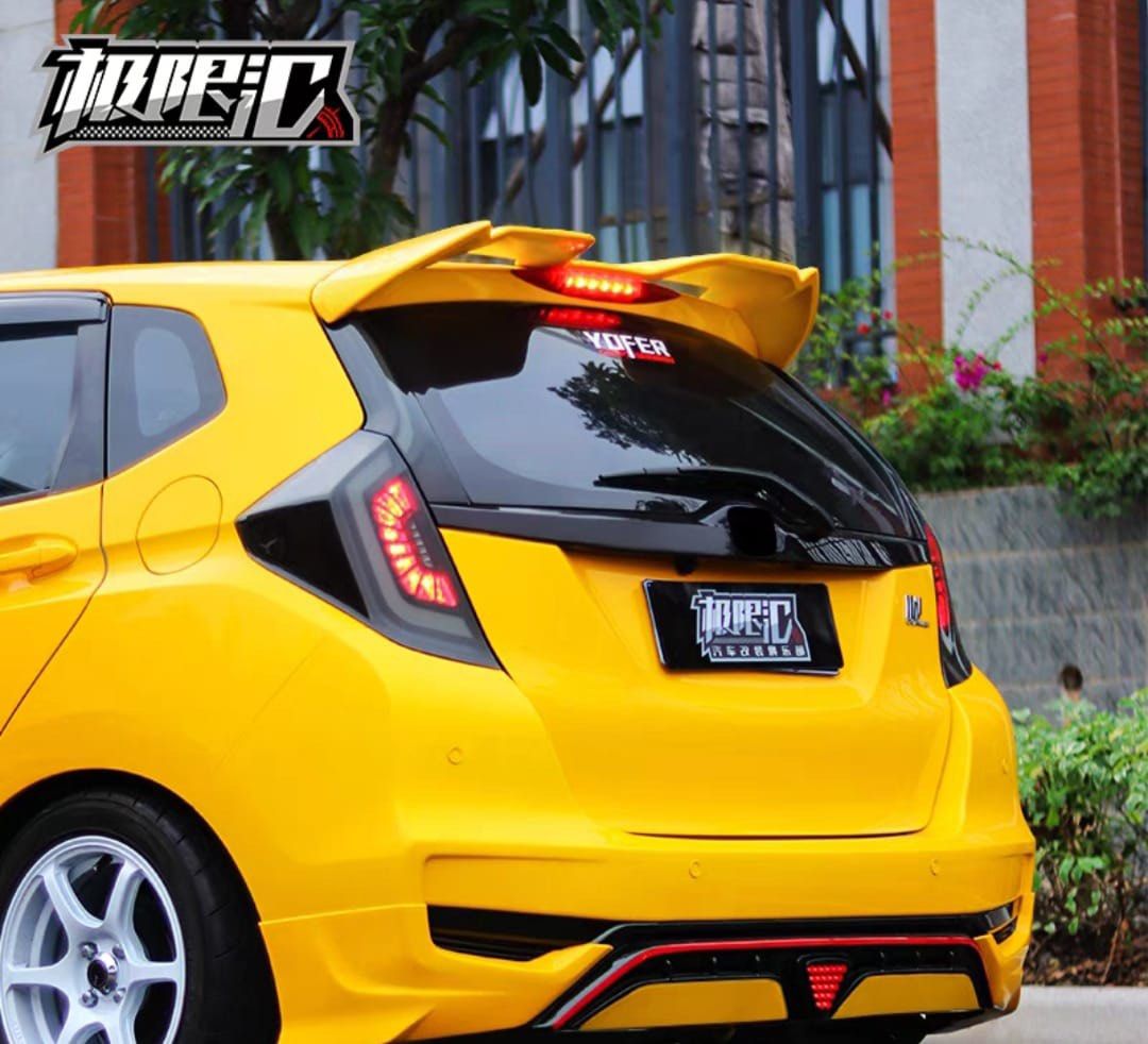 Honda fit GK5 batman spoiler, Car Accessories, Accessories on Carousell