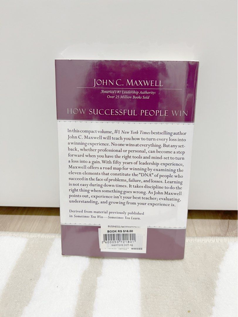 How Successful People Win : Turn Every Setback into a Step Forward ...