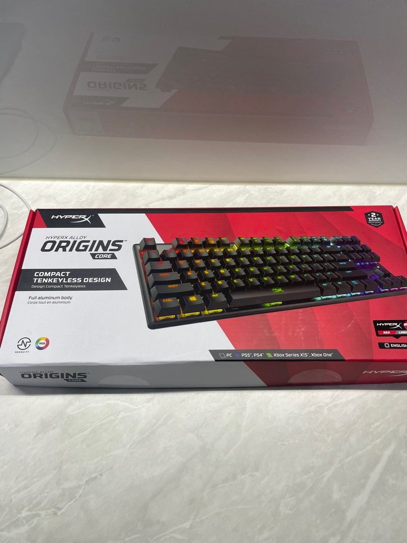 HyperX Alloy Origin Core TKL gaming keyboard, Computers & Tech, Parts ...