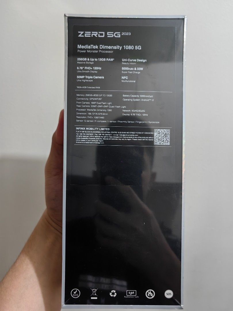Infinix Zero 5g 2023 brandnew sealed below srp, Mobile Phones & Gadgets, Mobile Phones, Android ...