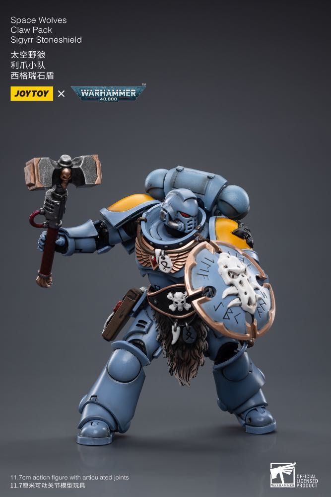 JoyToy Joy Toy Warhammer 40K - JT3792 Space Wolves Claw Pack Sigyrr ...