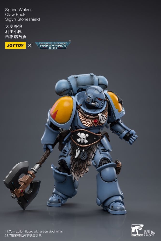 JoyToy Joy Toy Warhammer 40K - JT3792 Space Wolves Claw Pack Sigyrr ...