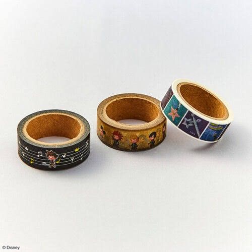 Kingdom Hearts Melody of Memory Cafe Washi Masking Tapes 3-pc set ...