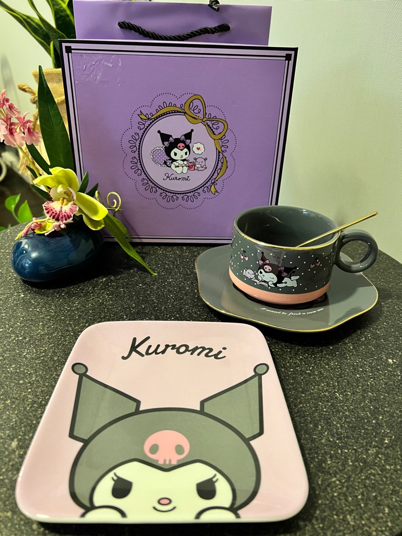 Kuromi exquisite tea set, Furniture & Home Living, Kitchenware ...