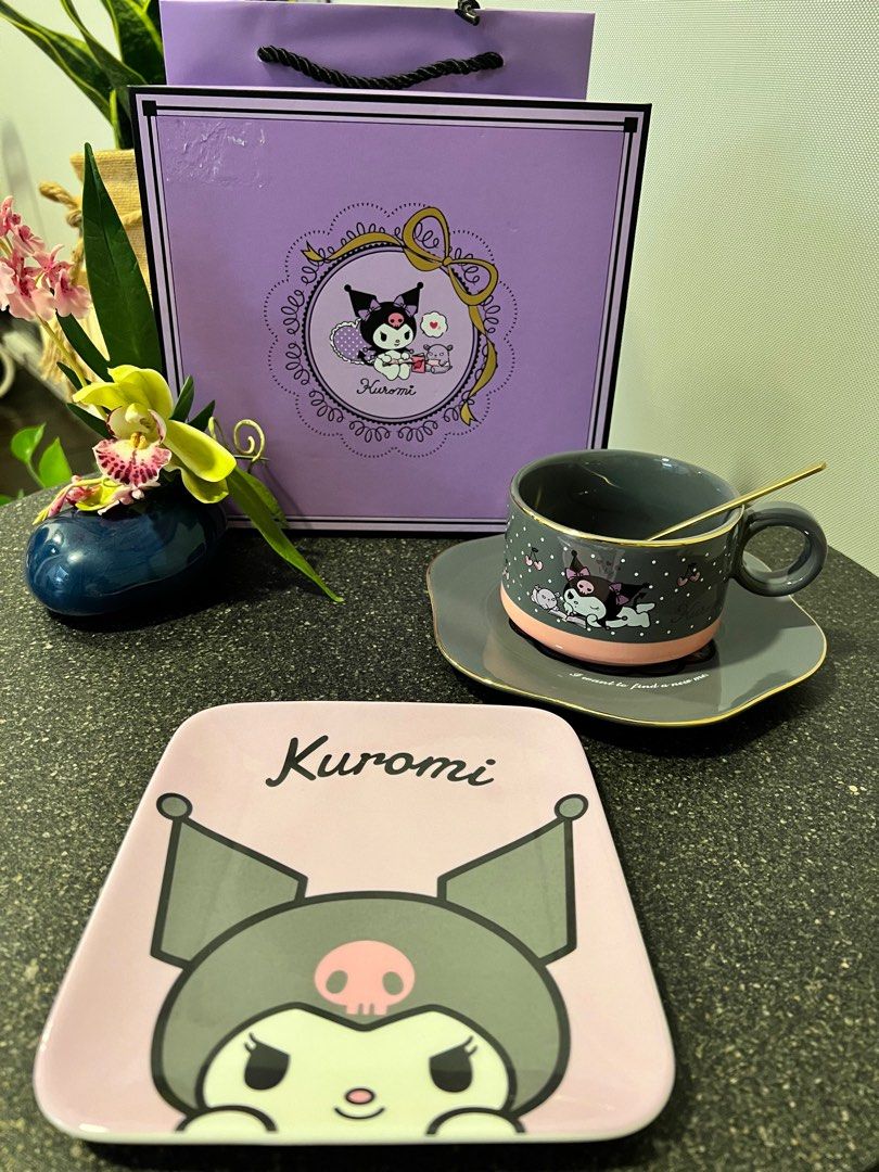 Kuromi exquisite tea set, Furniture & Home Living, Kitchenware ...