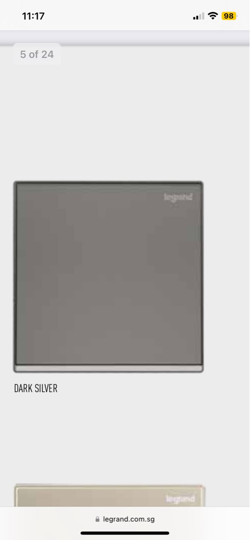 Legrand galion dark silver, TV & Home Appliances, Electrical, Adaptors ...