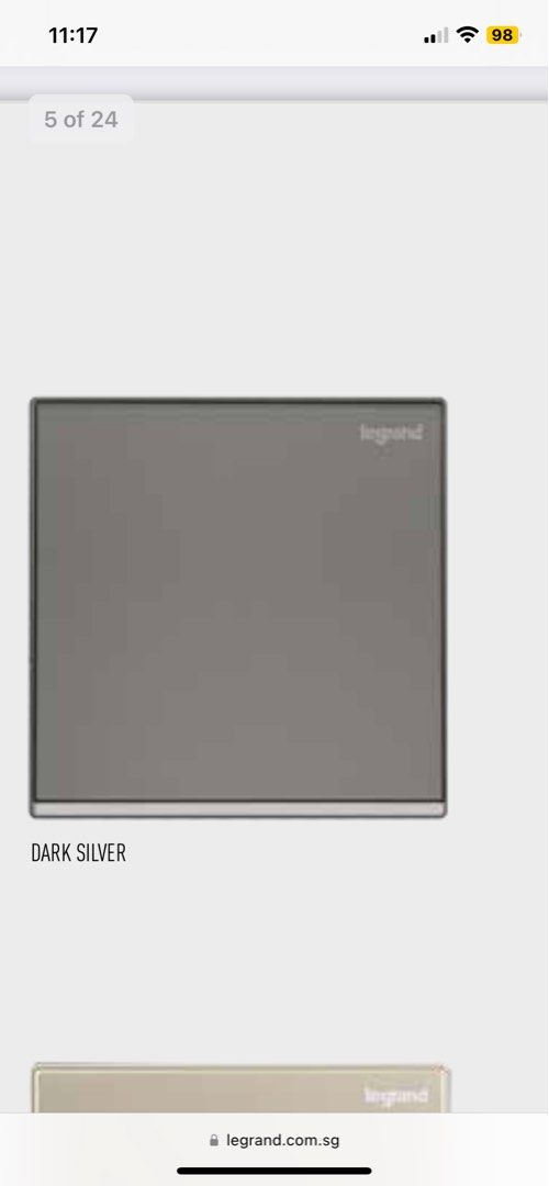 Legrand galion dark silver, TV & Home Appliances, Electrical, Adaptors ...