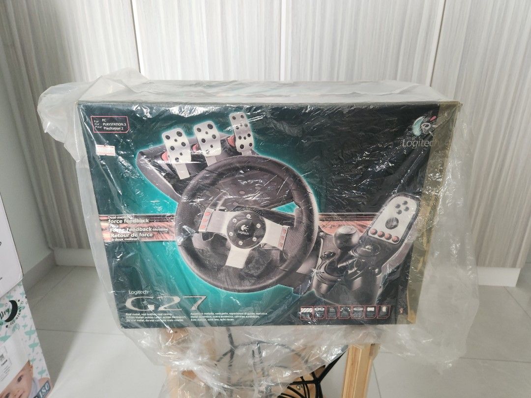 Logitech G27 driving wheel, Computers & Tech, Parts & Accessories ...