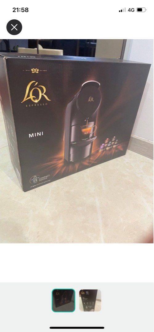 LOR coffee machine (Nespresso / Starbucks pods), TV & Home Appliances ...