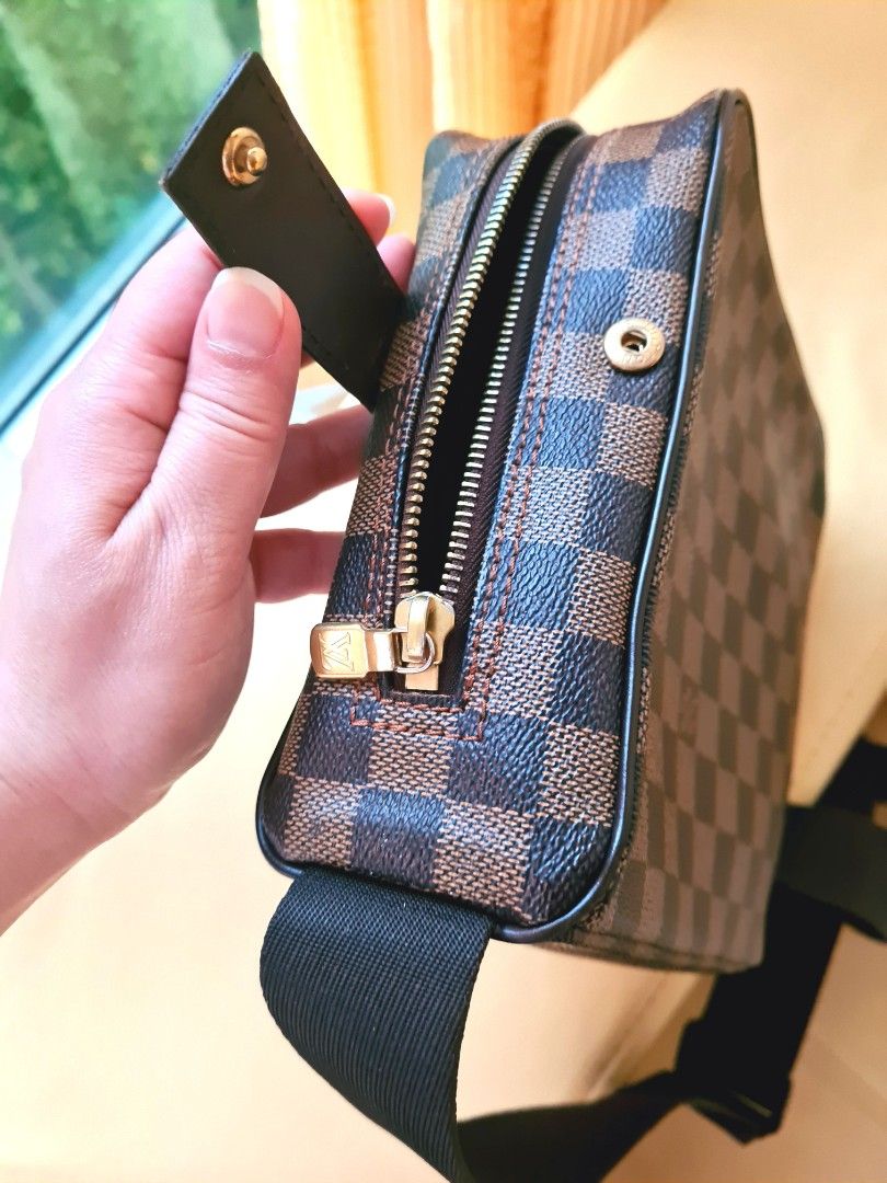 Louis Vuitton LV Brown Daimler Leather Sling Bag, Luxury, Bags ...