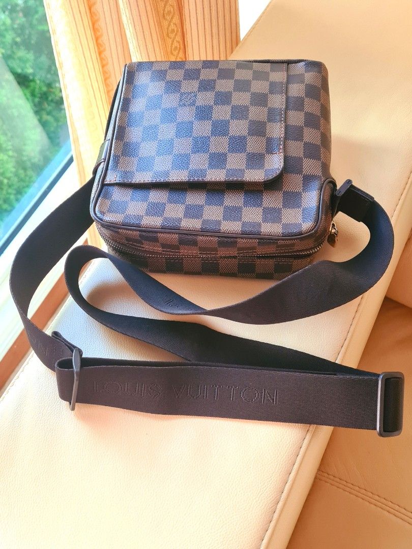 Louis Vuitton LV Brown Daimler Leather Sling Bag, Luxury, Bags ...