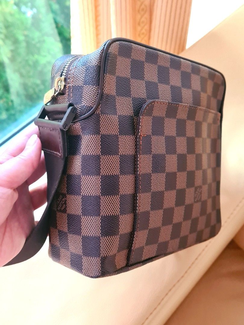 Louis Vuitton LV Brown Daimler Leather Sling Bag, Luxury, Bags ...