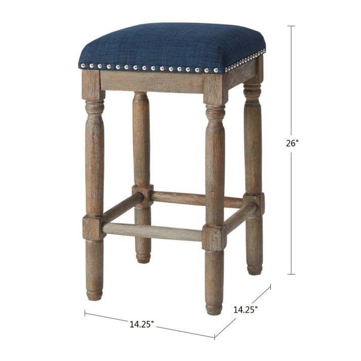 Madison Park Cirque wooden Stool x 5, Furniture & Home Living ...