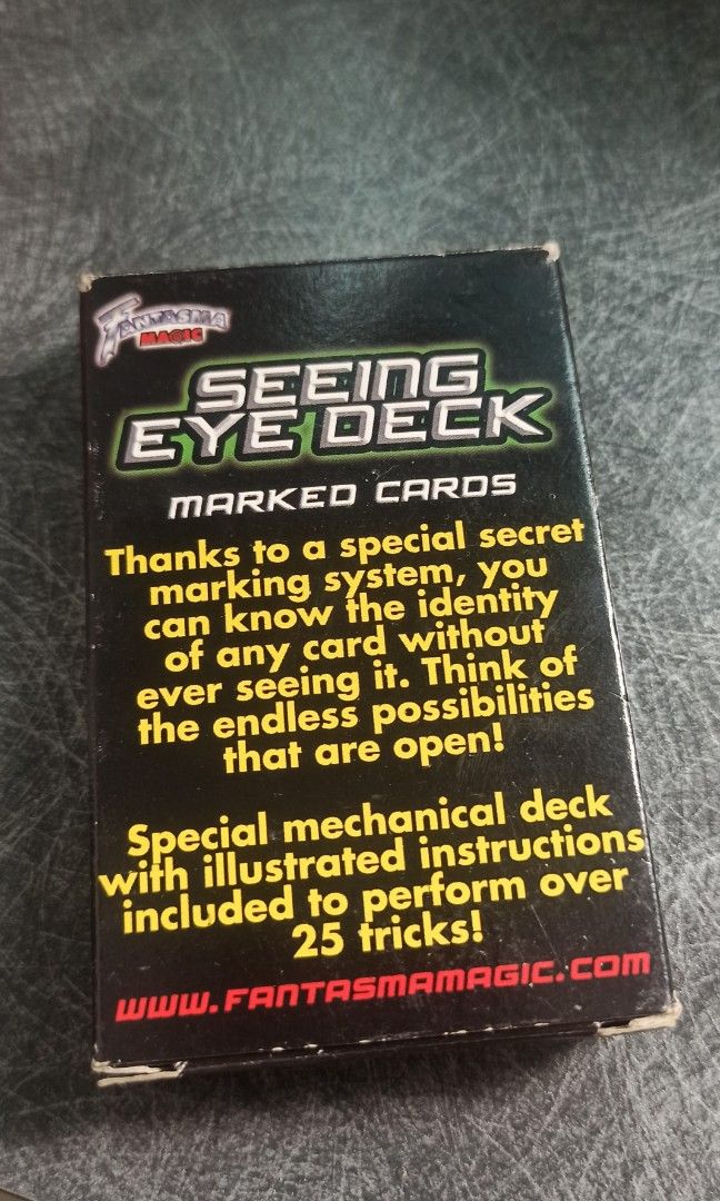 Magic Trick Deck. Seeing Eye Deck, Hobbies & Toys, Toys & Games on ...