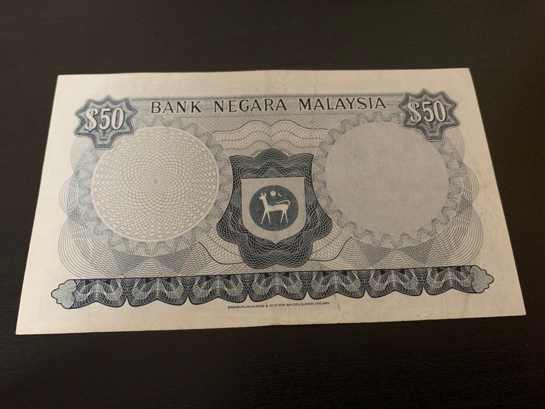 Malaysia 3 series Lima Puluh ringgit low number 907, Hobbies & Toys ...