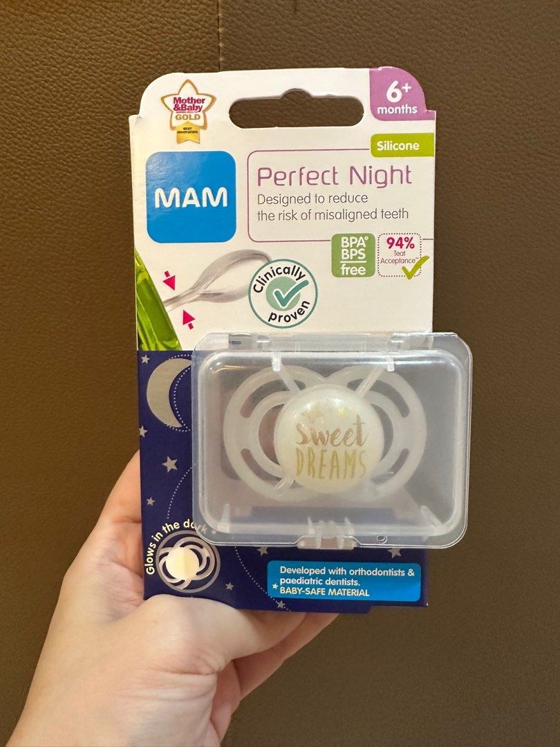 MAM Perfect Night soother, Babies & Kids, Nursing & Feeding, Soothers ...