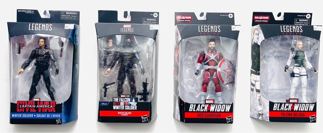 Marvel Legends Black Widow, Yelena Bulova, Taskmaster, Red Guardian ...