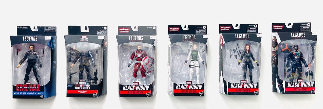 Marvel Legends Black Widow, Yelena Bulova, Taskmaster, Red Guardian ...