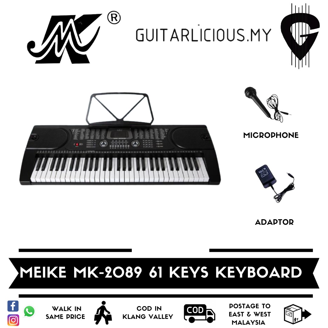 Meike MK 2089 | 61 Keys Electronic Keyboard | RM 189 , Hobbies & Toys ...