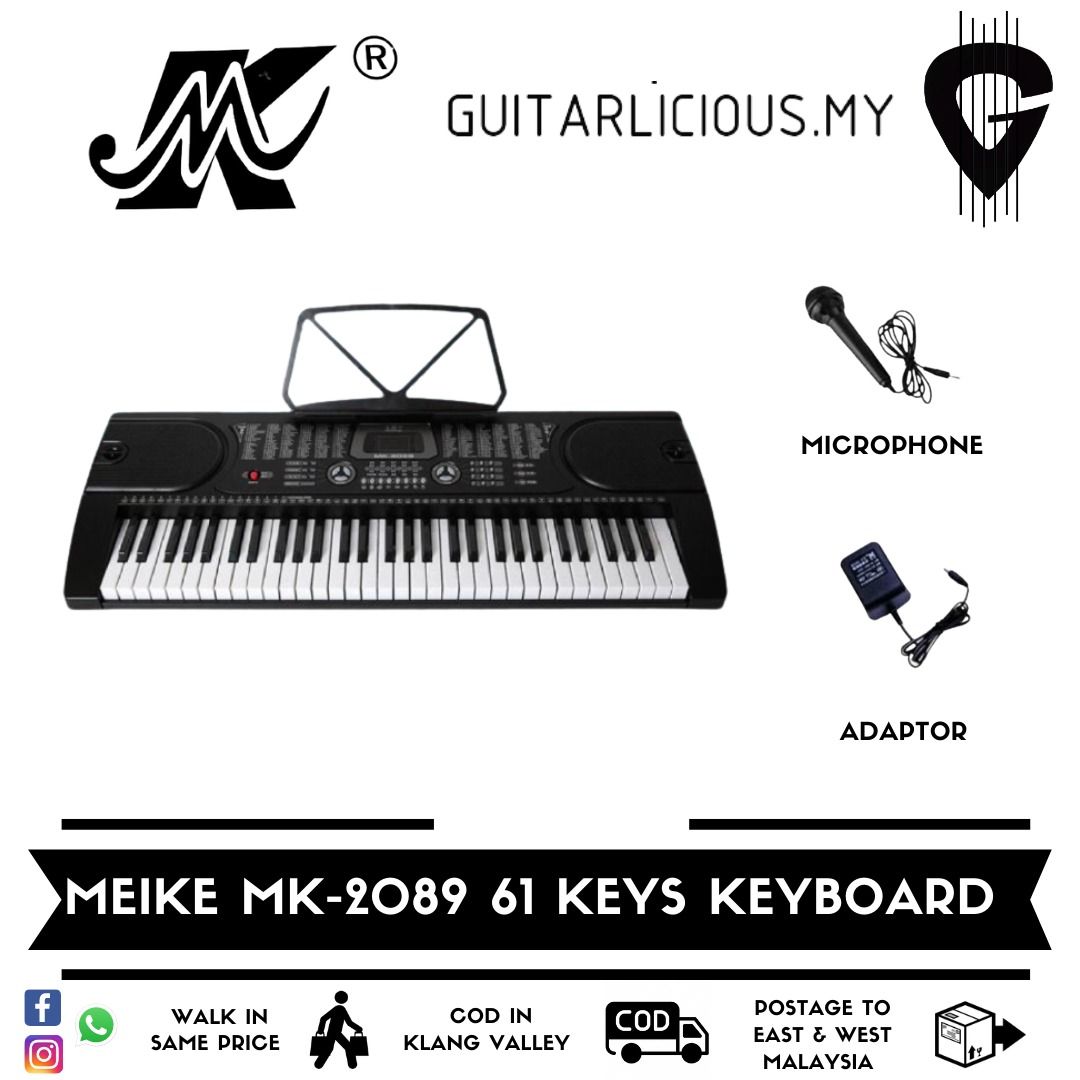 Meike MK 2089 | 61 Keys Electronic Keyboard | RM 189 , Hobbies & Toys ...