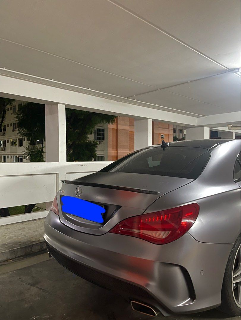 Mercedes CLA 180/200/45/250 boot lip (spoiler) - W117, Car Accessories ...