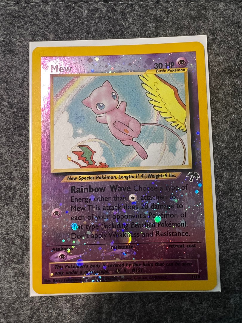 Mew Southern Islands Holo Pokemon Card, Hobbies & Toys, Toys & Games on ...
