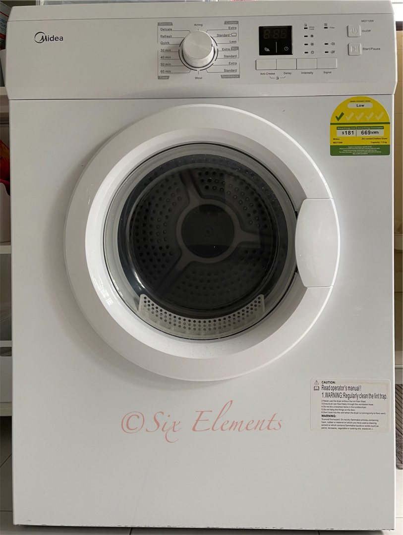 Midea Dryer, TV & Home Appliances, Washing Machines and Dryers on Carousell