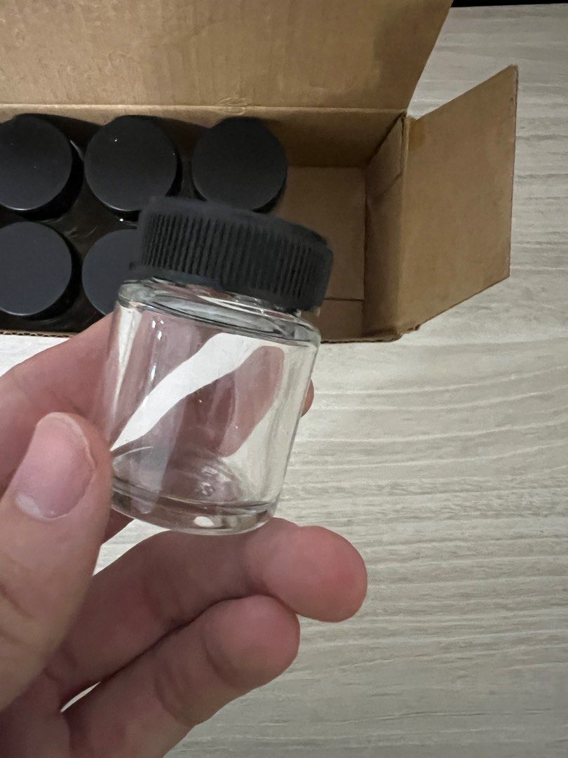 Mini glass containers, Hobbies & Toys, Stationery & Craft, Craft ...