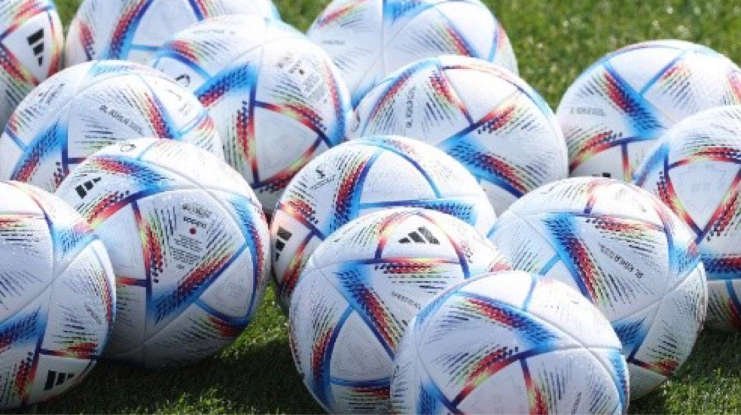 AL RIHLA BALL WORLD CUP ORIGINAL ADIDAS, Sports Equipment, Sports ...