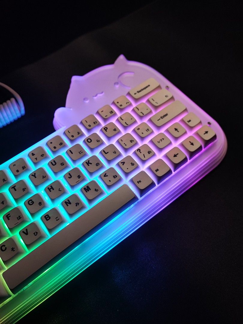Modded BongoCat64 Wired RGB Hotswappable Gaming Mechanical Keyboard ...