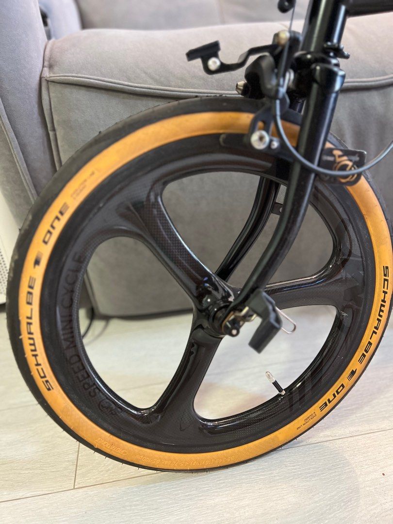 Modified Brompton foldable bike, Sports Equipment, Bicycles & Parts ...