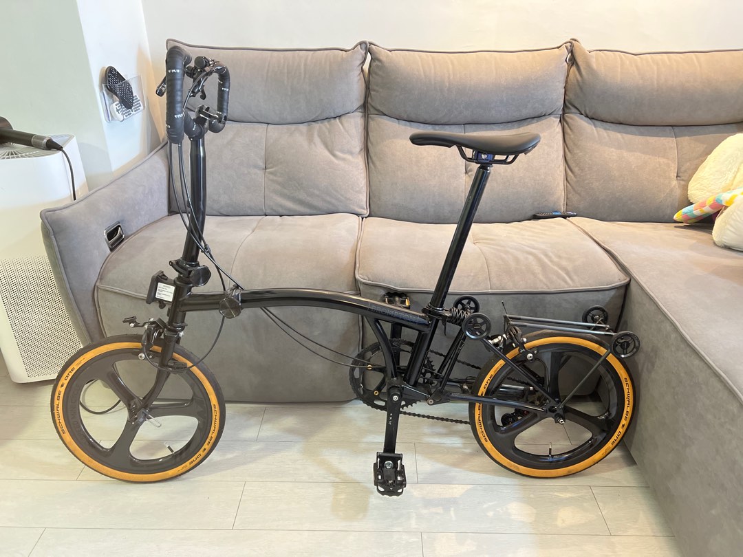 Modified Brompton foldable bike, Sports Equipment, Bicycles & Parts ...