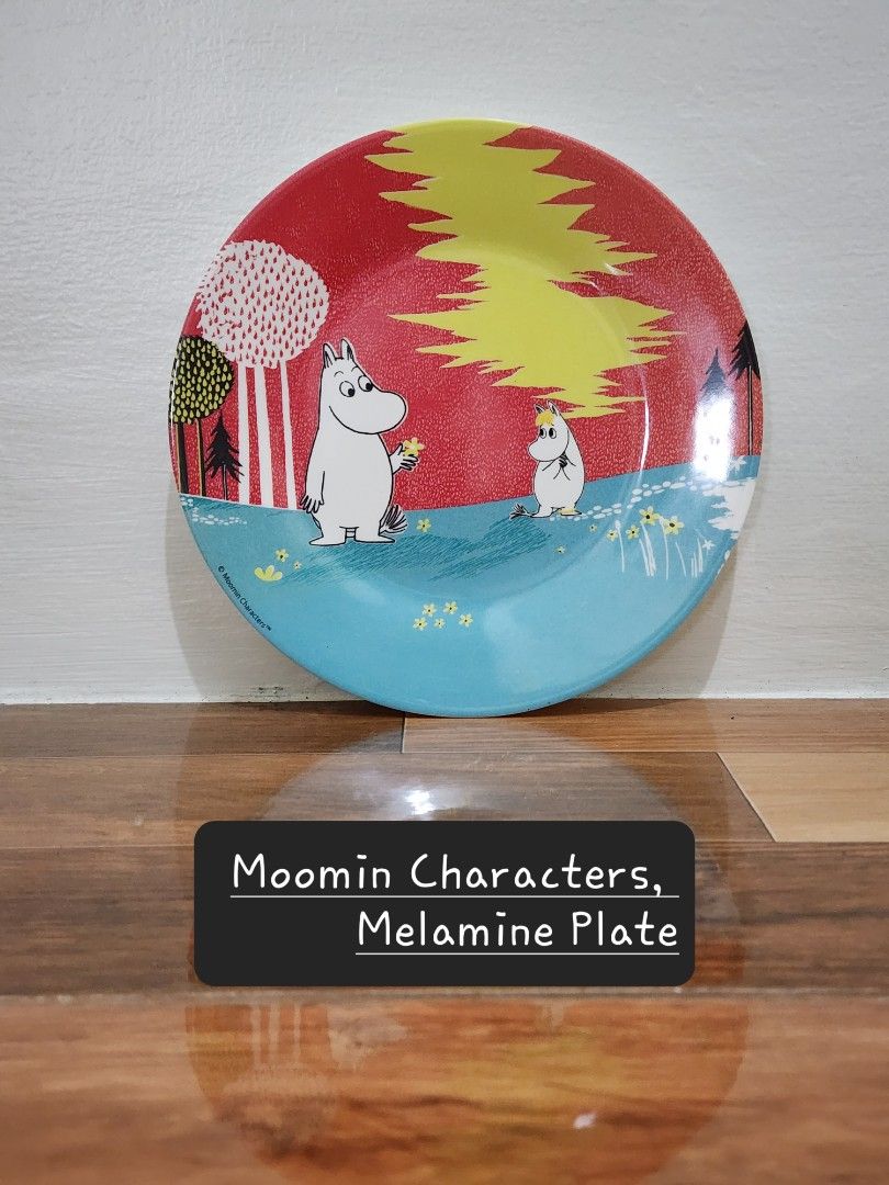 Moomin Plate, Hobbies & Toys, Memorabilia & Collectibles, Fan ...