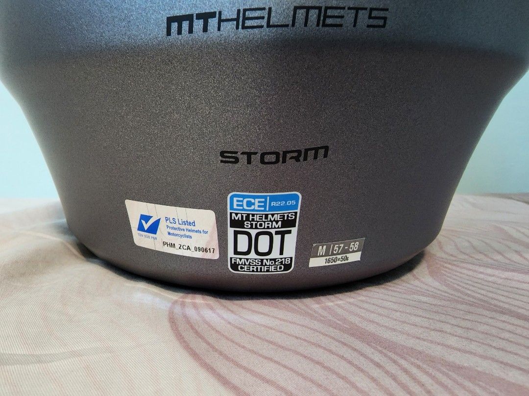 MT Helmets Storm Modular Helmet, Motorcycles, Motorcycle Apparel on ...