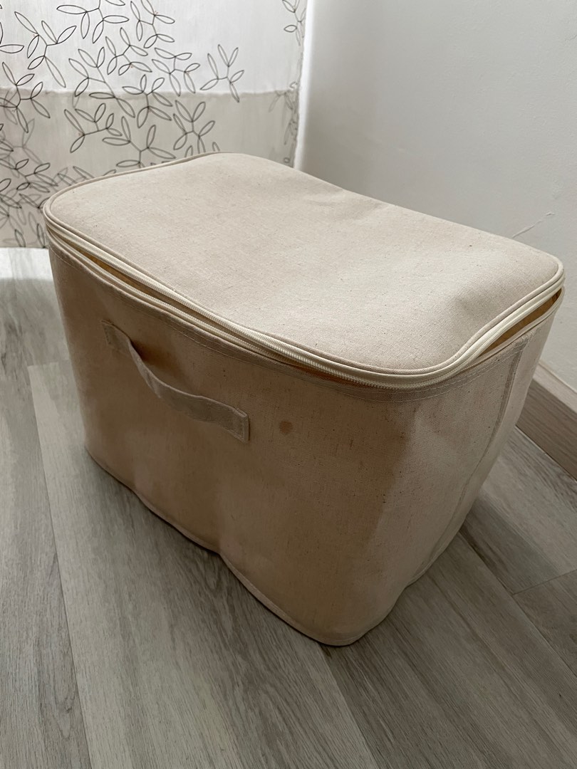 Muji Polyester linen Soft box, Furniture & Home Living, Home ...