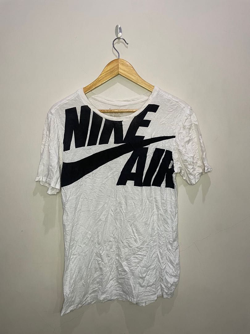 NIKE AIR BIG SCRIPT, Men's Fashion, Tops & Sets, Tshirts & Polo Shirts ...