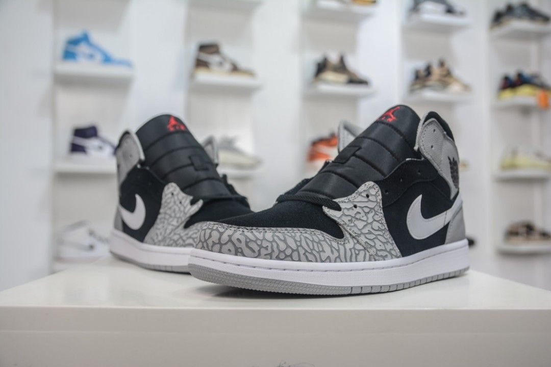 Nike Air Jordan 1 Mid SE “Elephant Print” (2022) DM1200-016, Men's ...