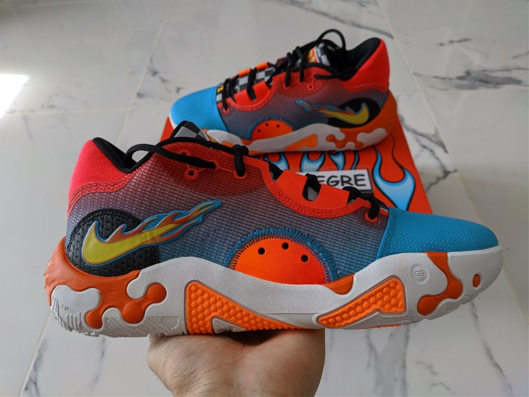 Nike Paul George 6 PG6 Hotwheels Collab, Men's Fashion, Footwear ...