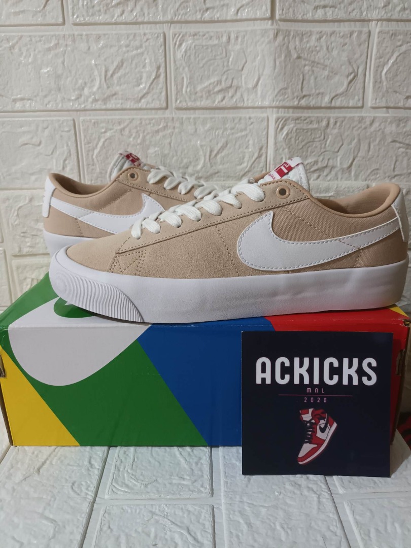 Nike SB Blazer Low Bio Beige sz 7US, Men's Fashion, Footwear, Sneakers ...