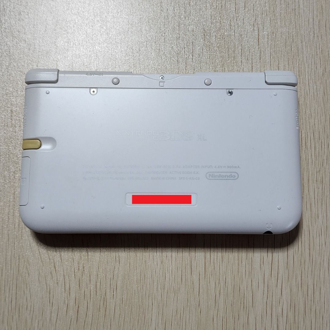 Nintendo 3DS XL Mario White Limited Edition (Modded with Luma, Godmode9 ...